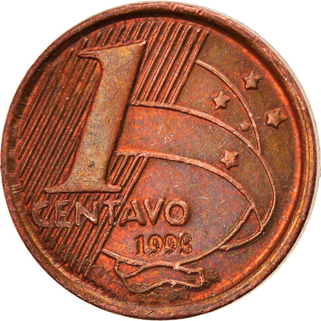 Brazil 1 Centavo Cabral Coin KM647 1998 - 2004 - Etsy