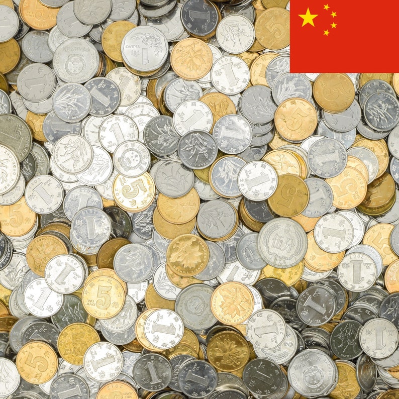 Chinese Coin Collection: 10 Old Coins, Fen Jiao Yuan (1955-date) - Etsy