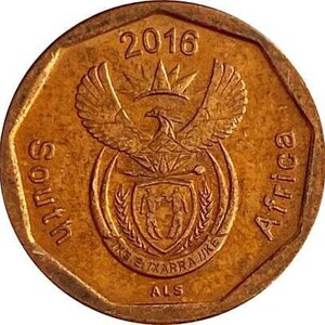 South Africa 10 Cents Coin | English Legend - South Africa | 2016 - Etsy