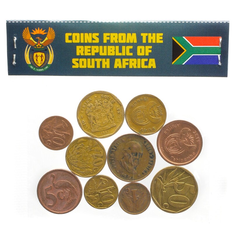 10 Different South African Coins. RSA Currency Cents Rands. | Etsy 10 Different South African Coins. RSA Currency Cents Rands. | Etsy