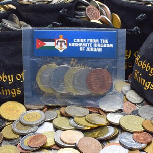 5 Jordan Coin Lot. Differ Collectible Coins From Middle East. Foreign ...
