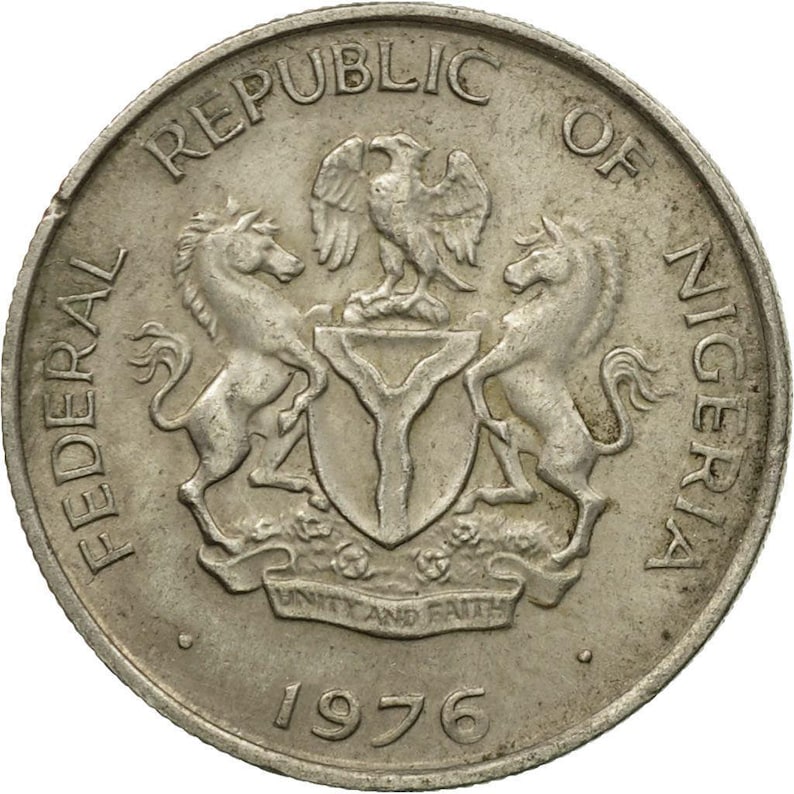 Nigerian Coin 5 Kobo | Cocoa Beans | Nigeria | 1973 - 1986 - Etsy