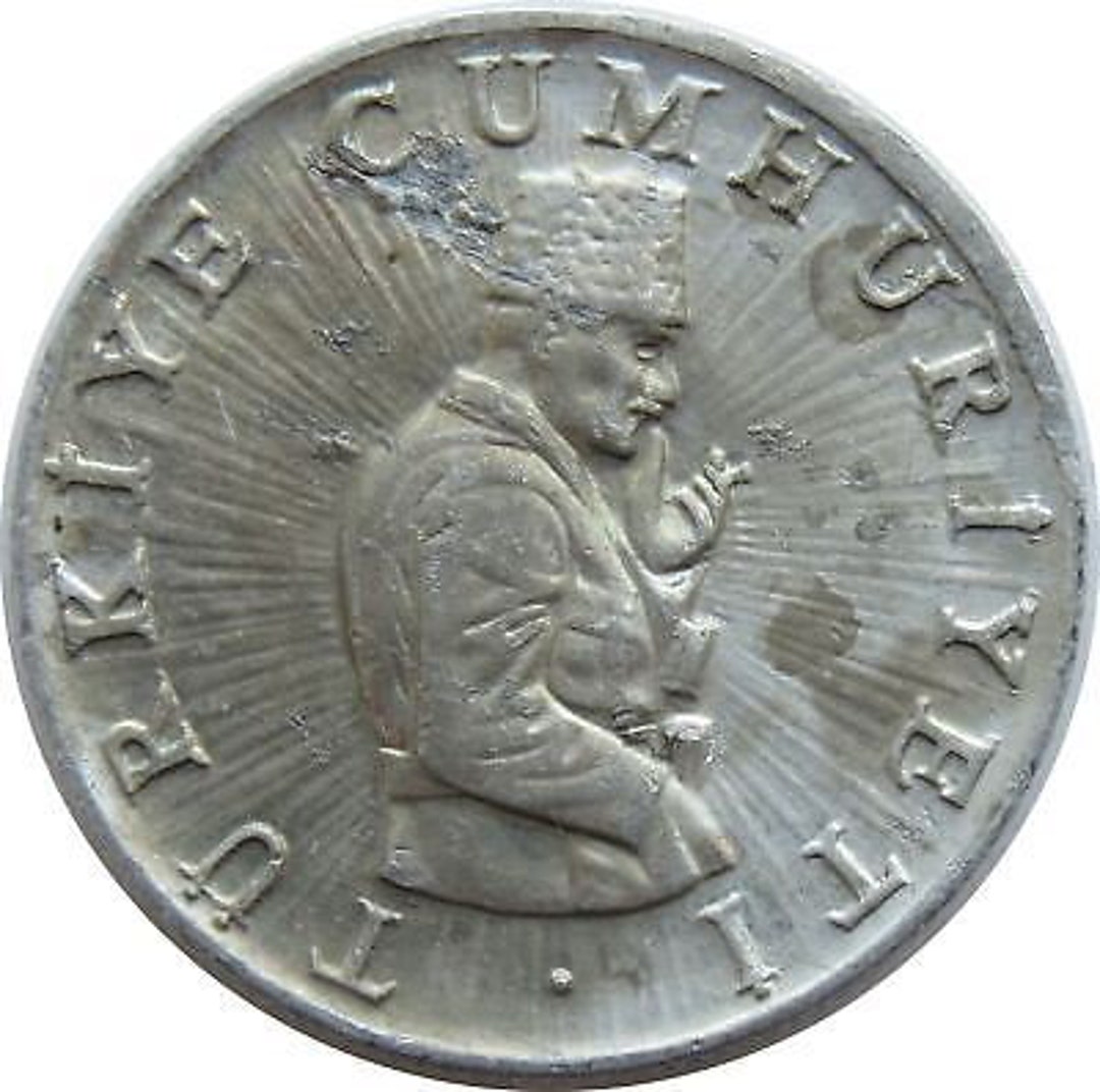 Turkish Coin Turkey 10 Lira | President Ataturk | Kocatepe Mosque ...