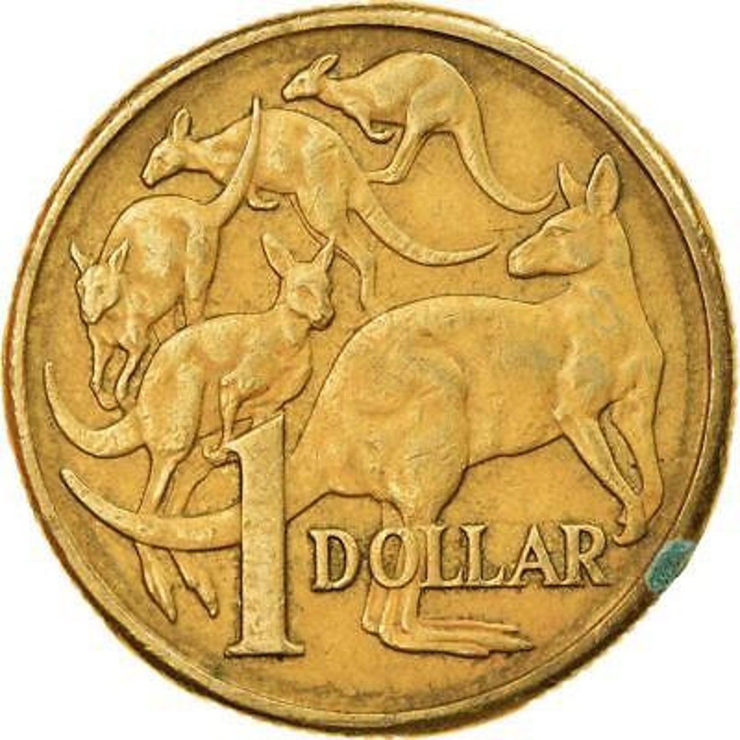 Australian Coin 1 Dollar | Elizabeth II | Kangaroos | Australia | 1985 ...