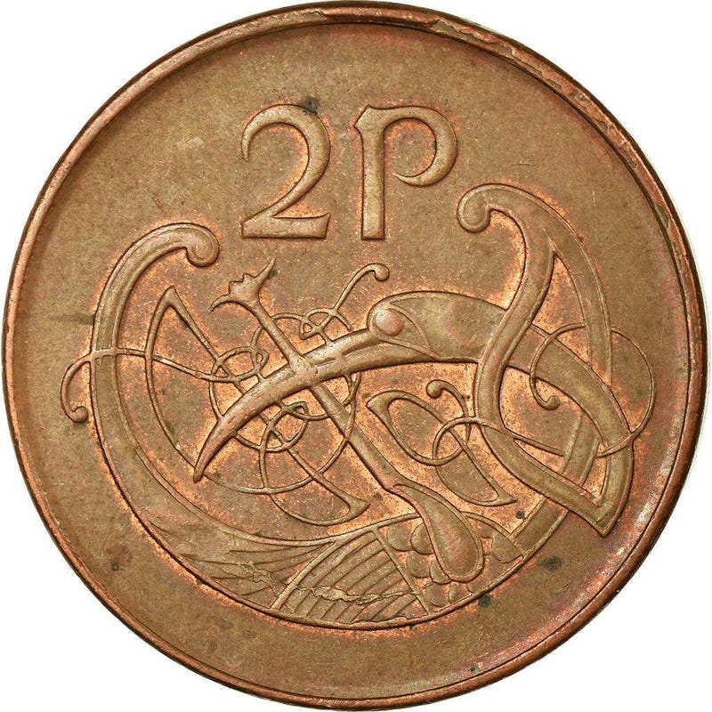 Vintage Irish Coin - Etsy