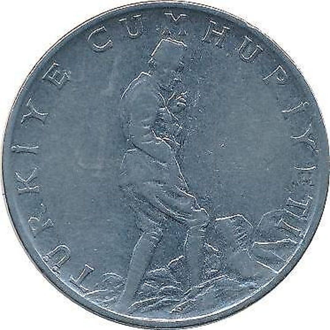 Turkish Coin Turkey 2.5 Lira | President Ataturk | Kocatepe Mosque ...