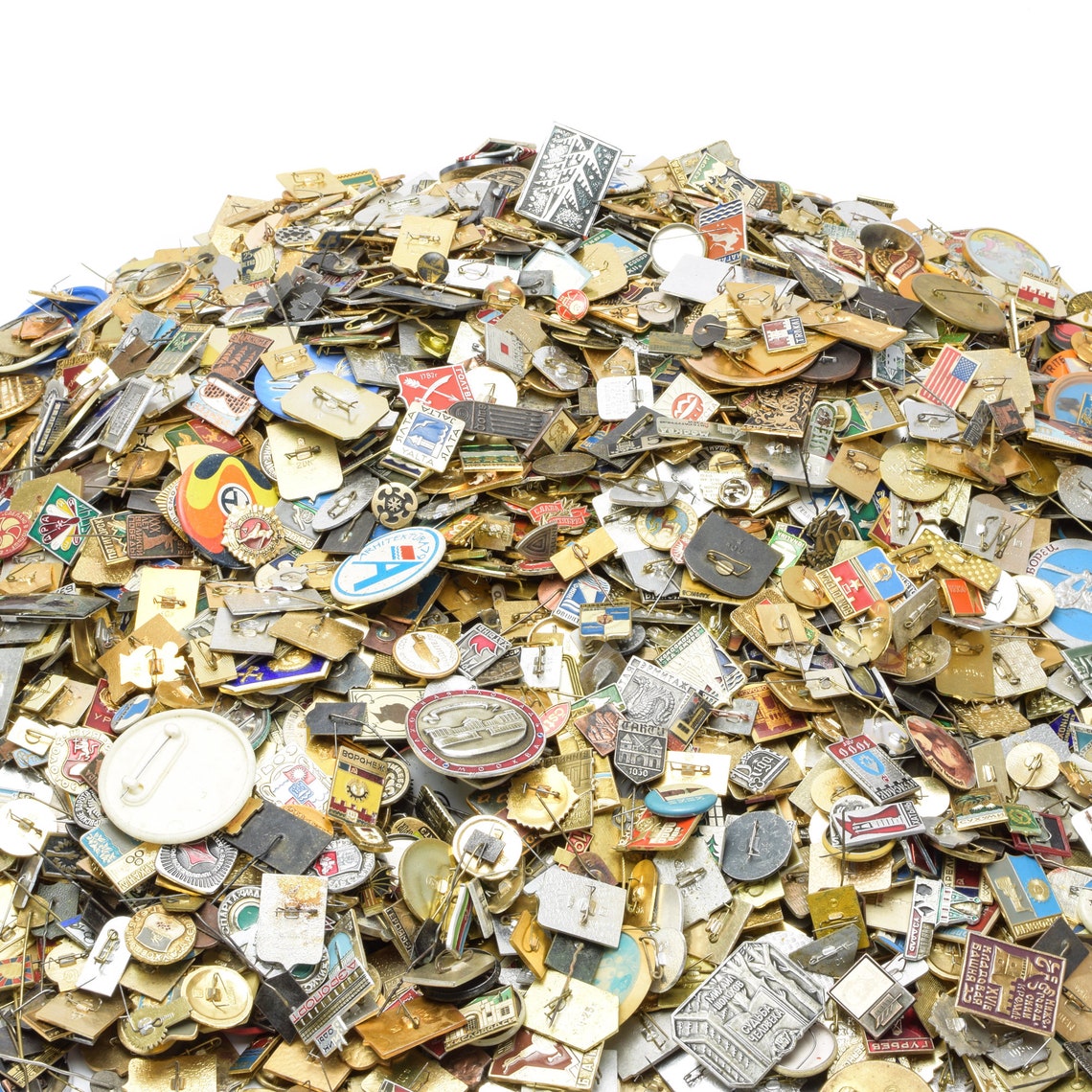 Lot of USSR SOVIET Era Enamel Pins Badges Cold War Communism - Etsy