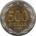 Chile 500 Pesos Coin KM235 2000 - 2021 - Etsy