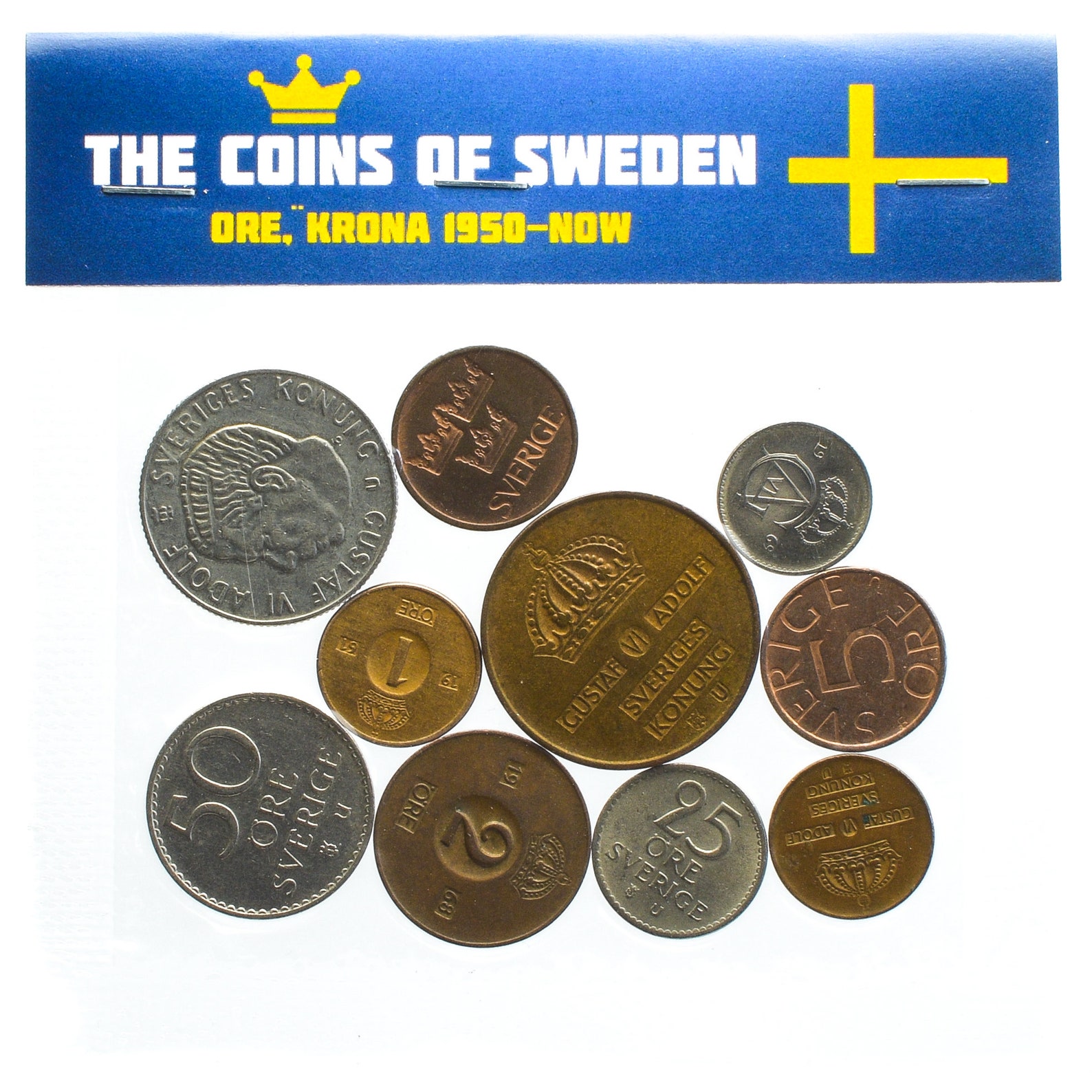 Swedish Coins Old Collectible Sweden Currency Ore Krona | Etsy