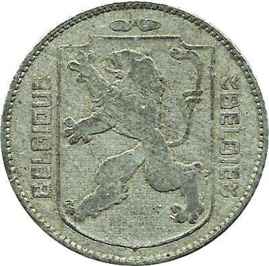 Belgian Coin 1 Franc - Léopold III BELGIQUE | Escutcheon | Lion | 1941 ...