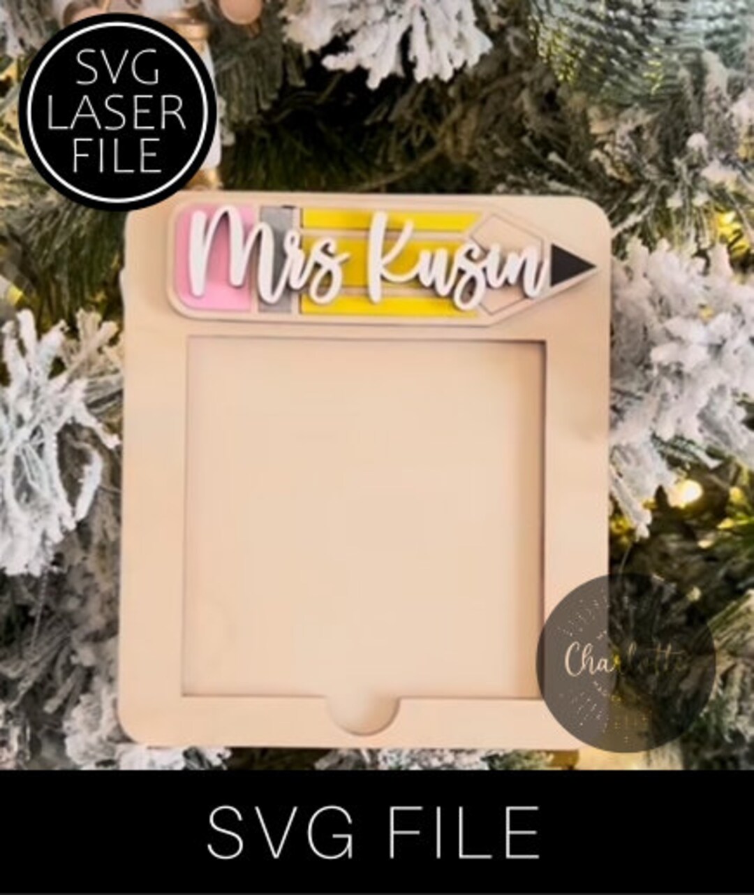 Teacher Post It Note Holder, Digital File Teacher Appreciation Gift ...