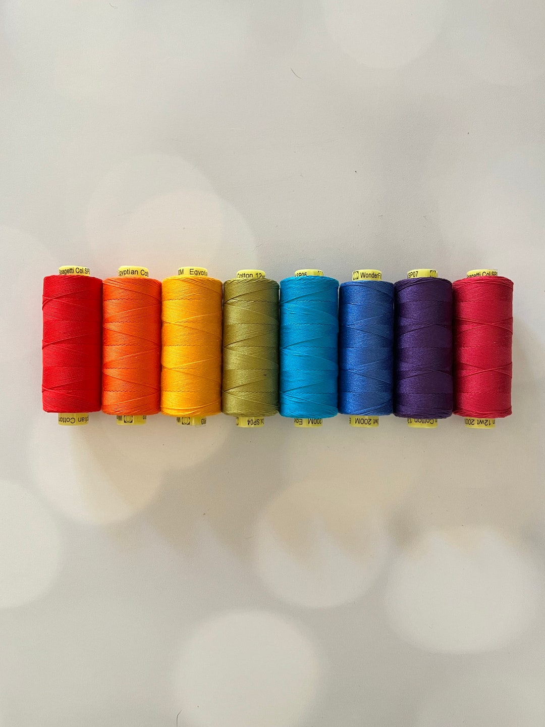 Brights ~ Spagetti Thread Packs by Wonderfil - Etsy