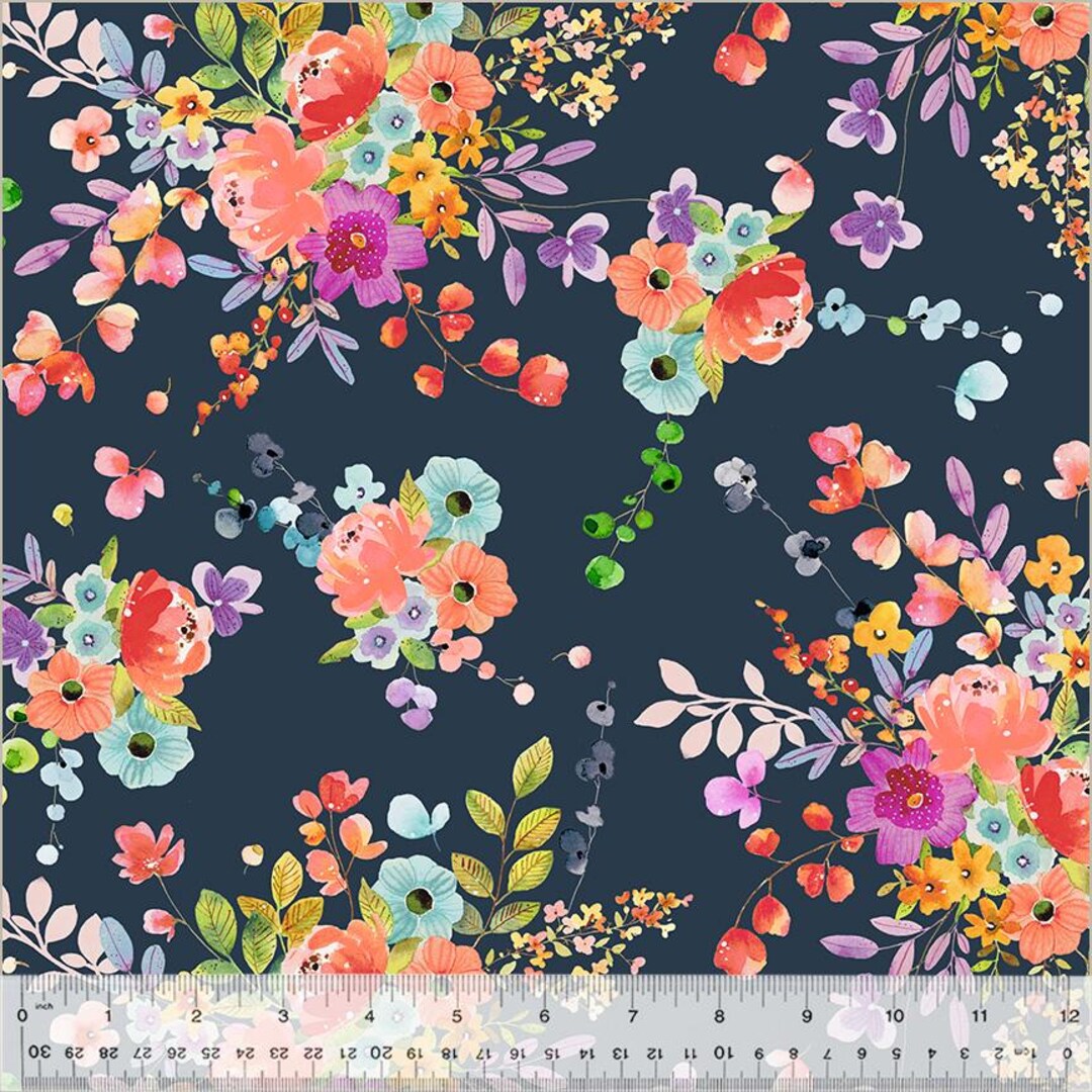 Wild Meadow Windham Fabrics by the 1/2 Yard - Etsy