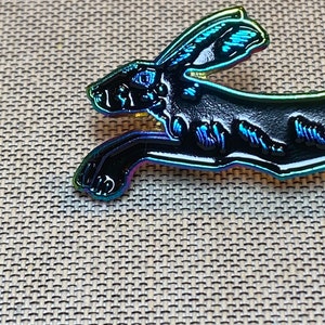 Leaping Hare Pin - Etsy