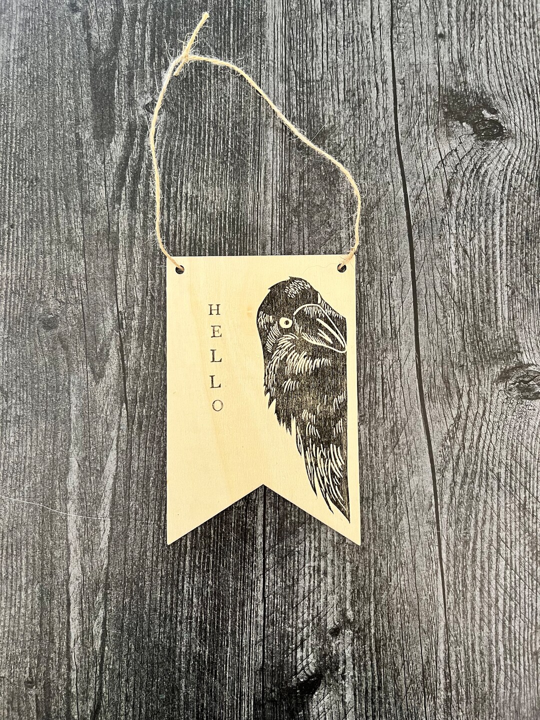 Nosy Crow Welcome Sign - Etsy