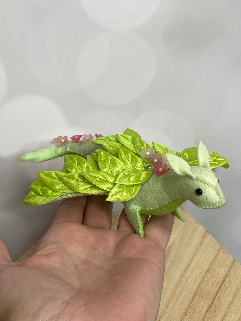 Felt Dragon KIT Make Your Own Spring Dragon - Etsy