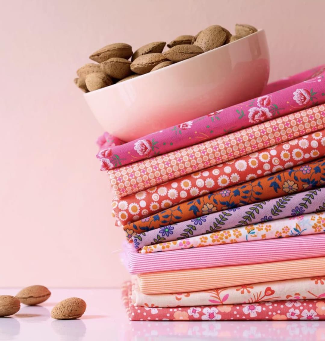 Petite Pan Fabric by the 1/4 Yard - Warm Colors - Etsy