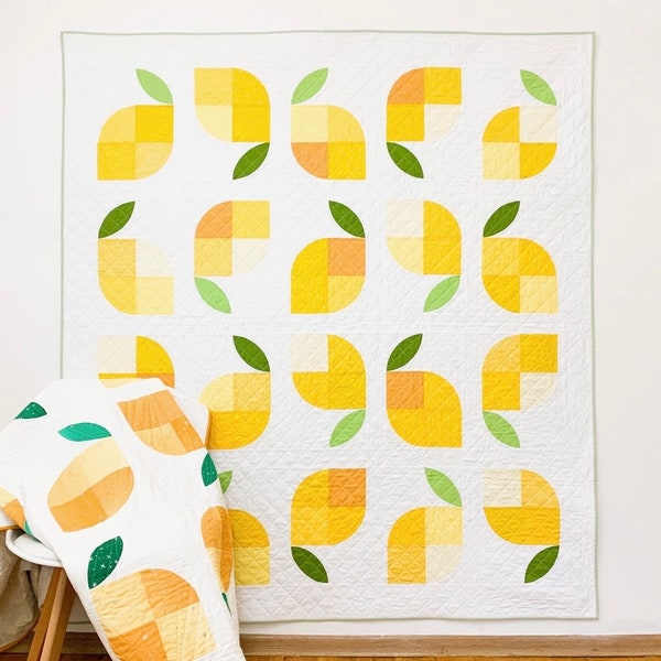 Lemon Quilt - Etsy
