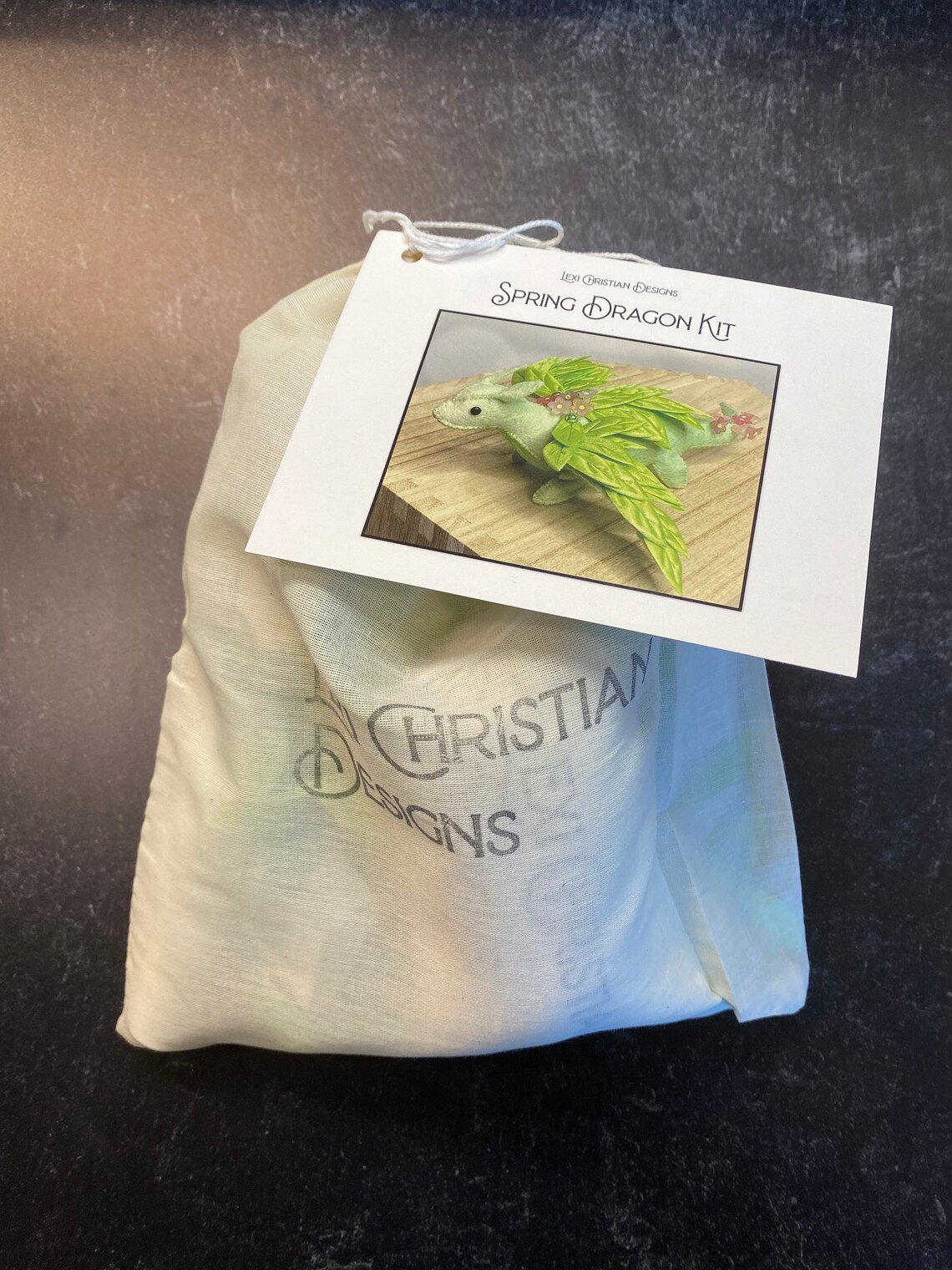 Felt Dragon KIT Make Your Own Spring Dragon - Etsy