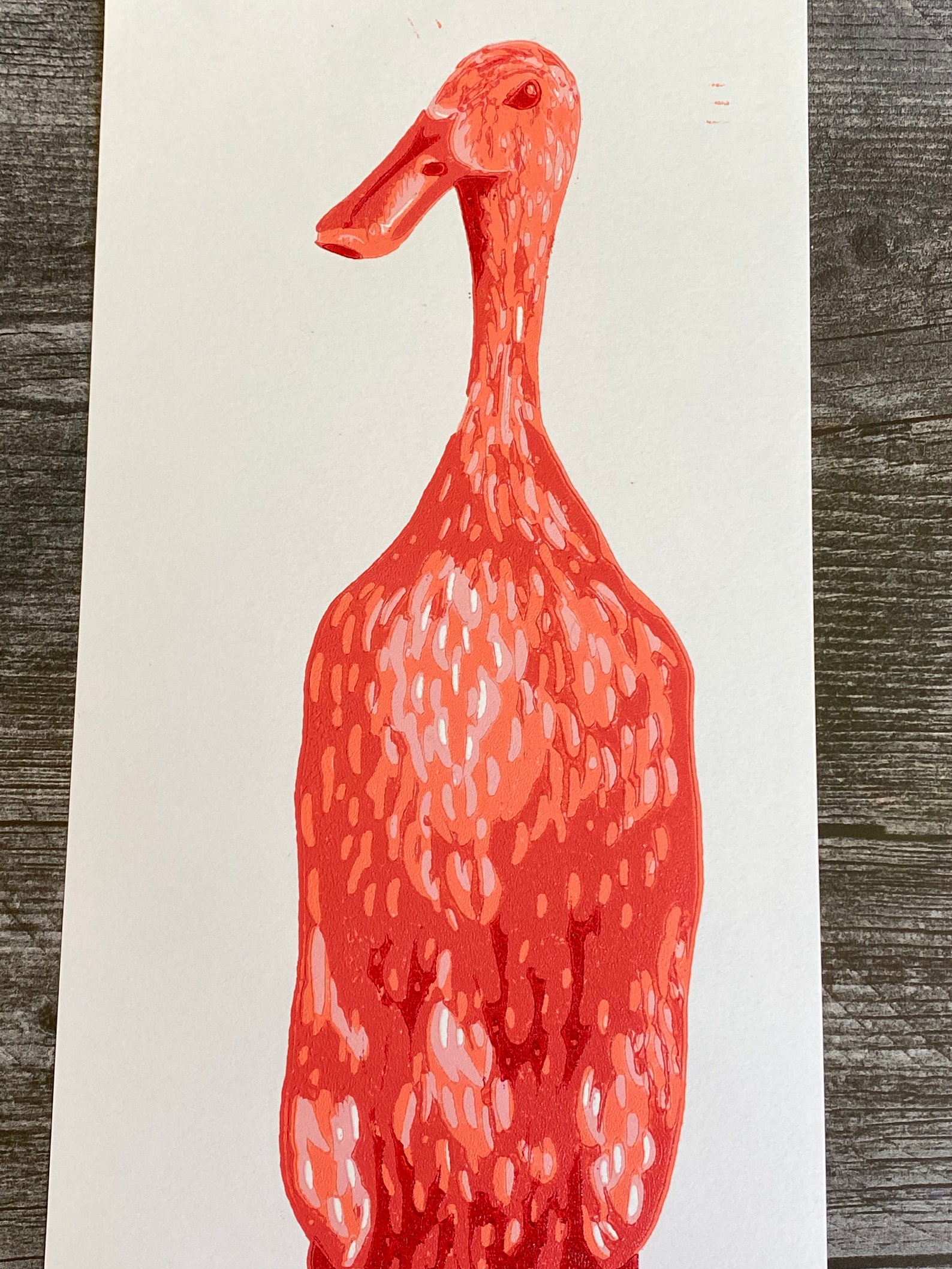 Quack - Handmade Original Linocut Print - Etsy