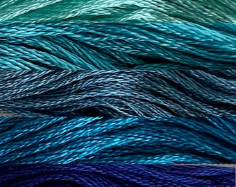 8 Skeins COSMO Embroidery Floss Bundle / Cosmo Thread Set of 8 - Etsy