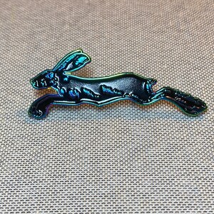Leaping Hare Pin - Etsy