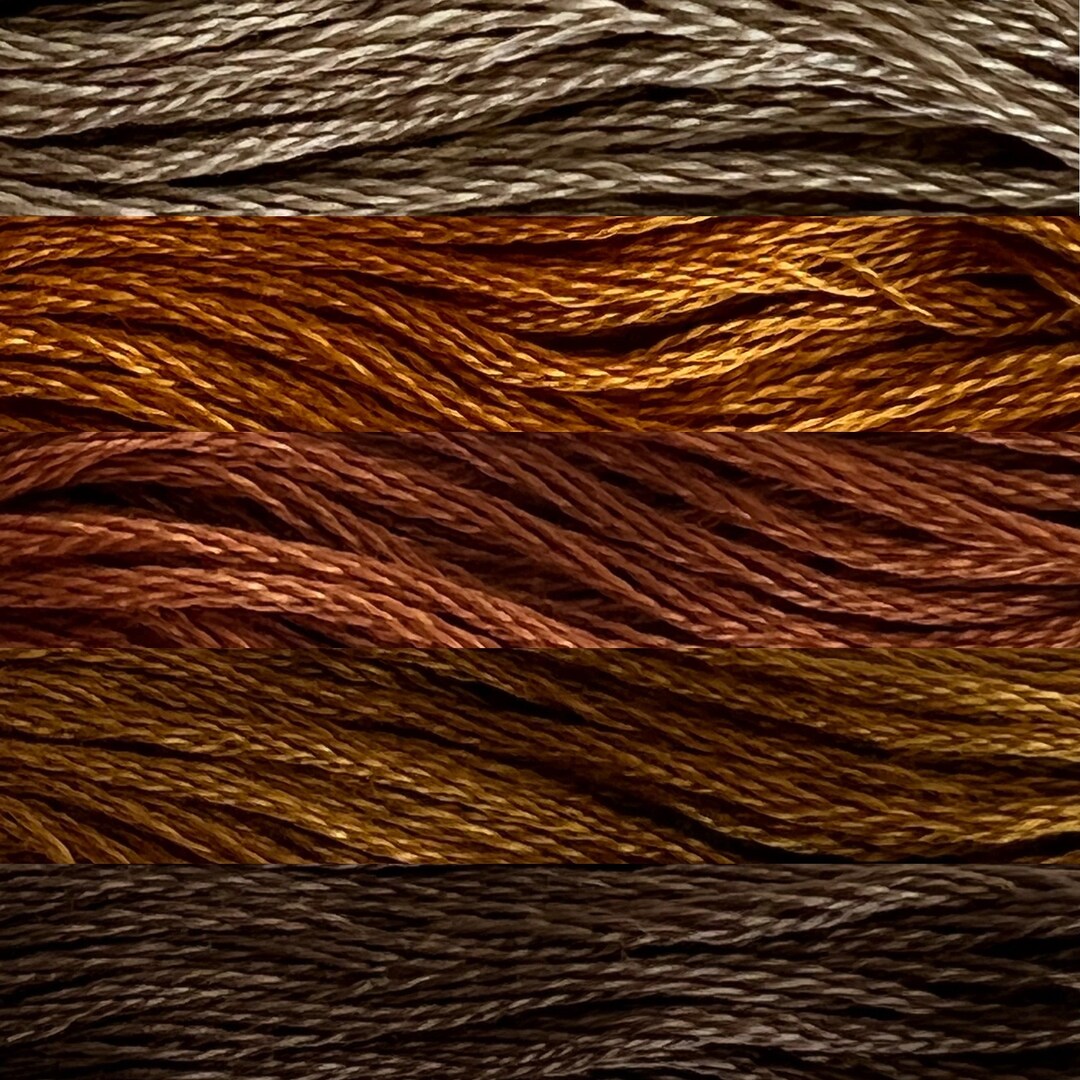 Cosmo Embroidery Floss Browns - Etsy