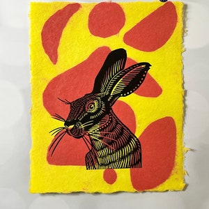 Lady Harington ~ Original Handmade Linocut Print - Etsy