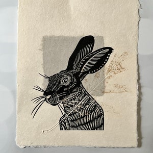 Lady Harington ~ Original Handmade Linocut Print - Etsy