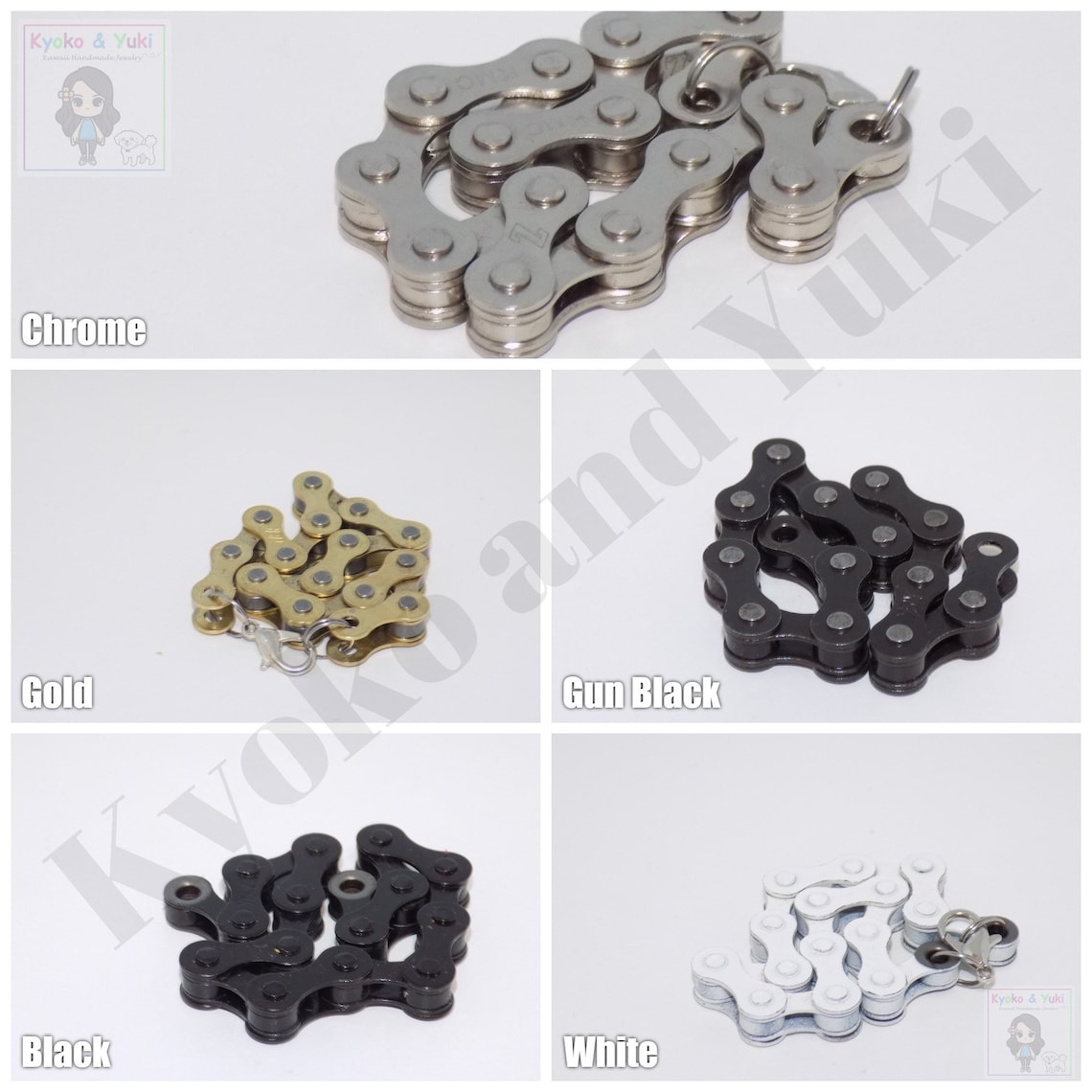 Colored Bicycle Chain Bike Chain Bracelet Unisex - Etsy