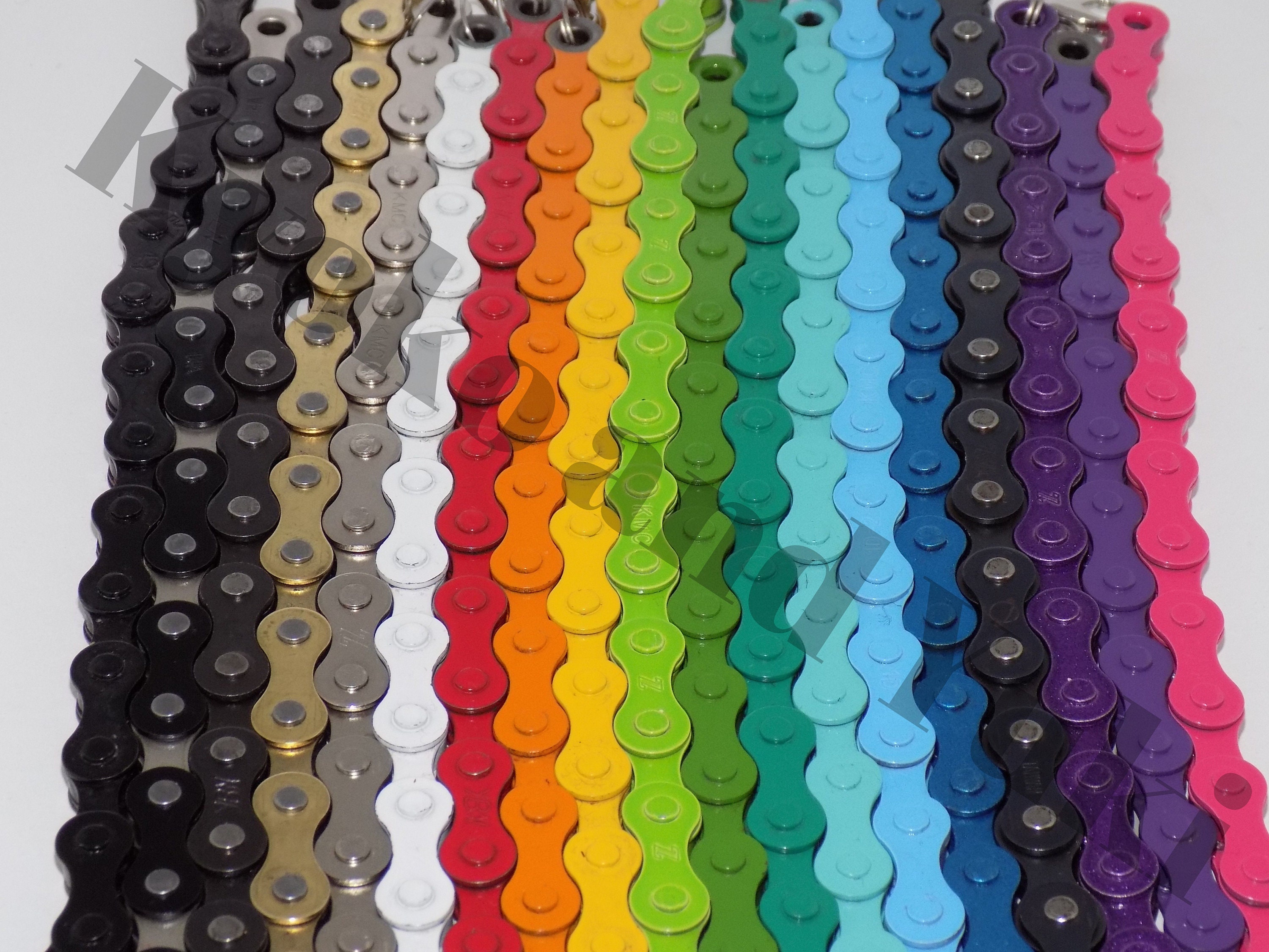 Colored Bicycle Chain Bike Chain Bracelet Unisex - Etsy