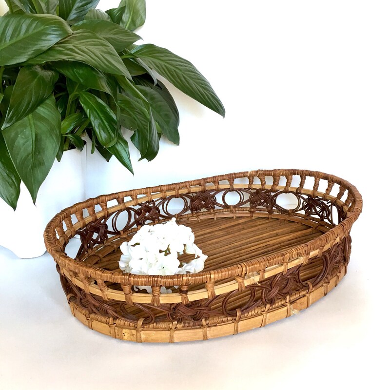 Wicker Tray - Etsy