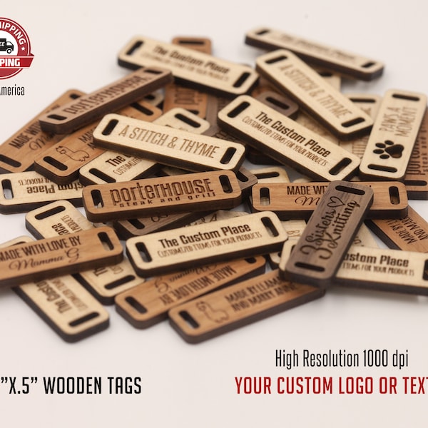 Wooden Tags - Etsy