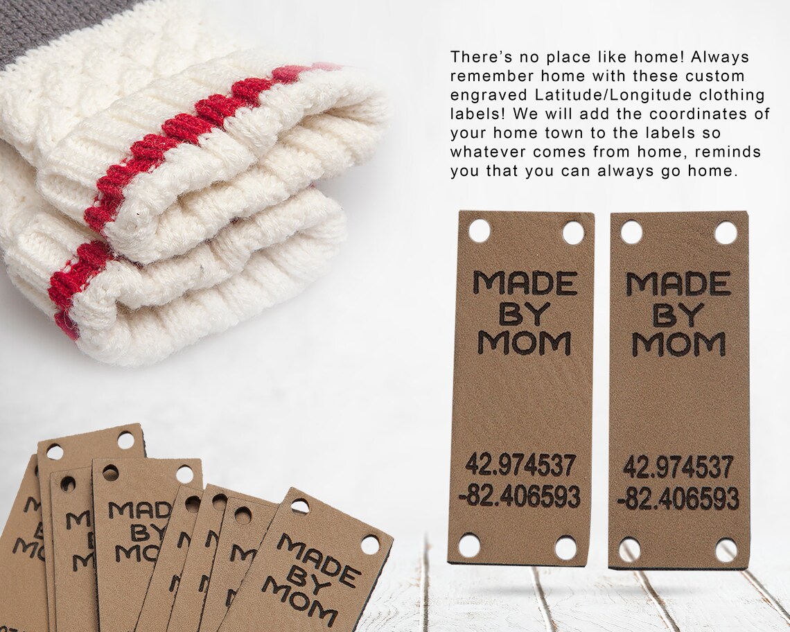 50 PACK CUSTOM TAGS for Clothing Mittens Hats Scarf - Etsy Canada