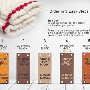 10 - PACK CUSTOM TAGS for Clothing, Mittens, Hats, Scarf - Sewing and ...