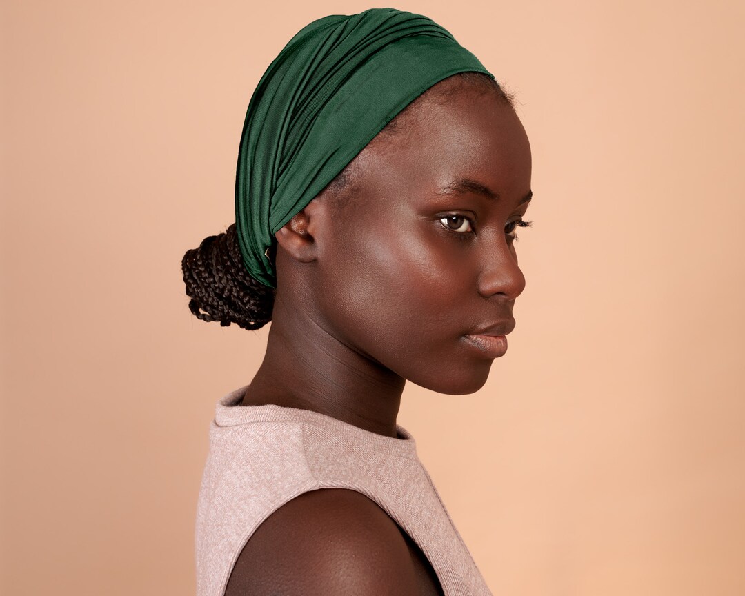 Emerald, Boho Head Wrap, Wide Headband, Multipurpose - Etsy