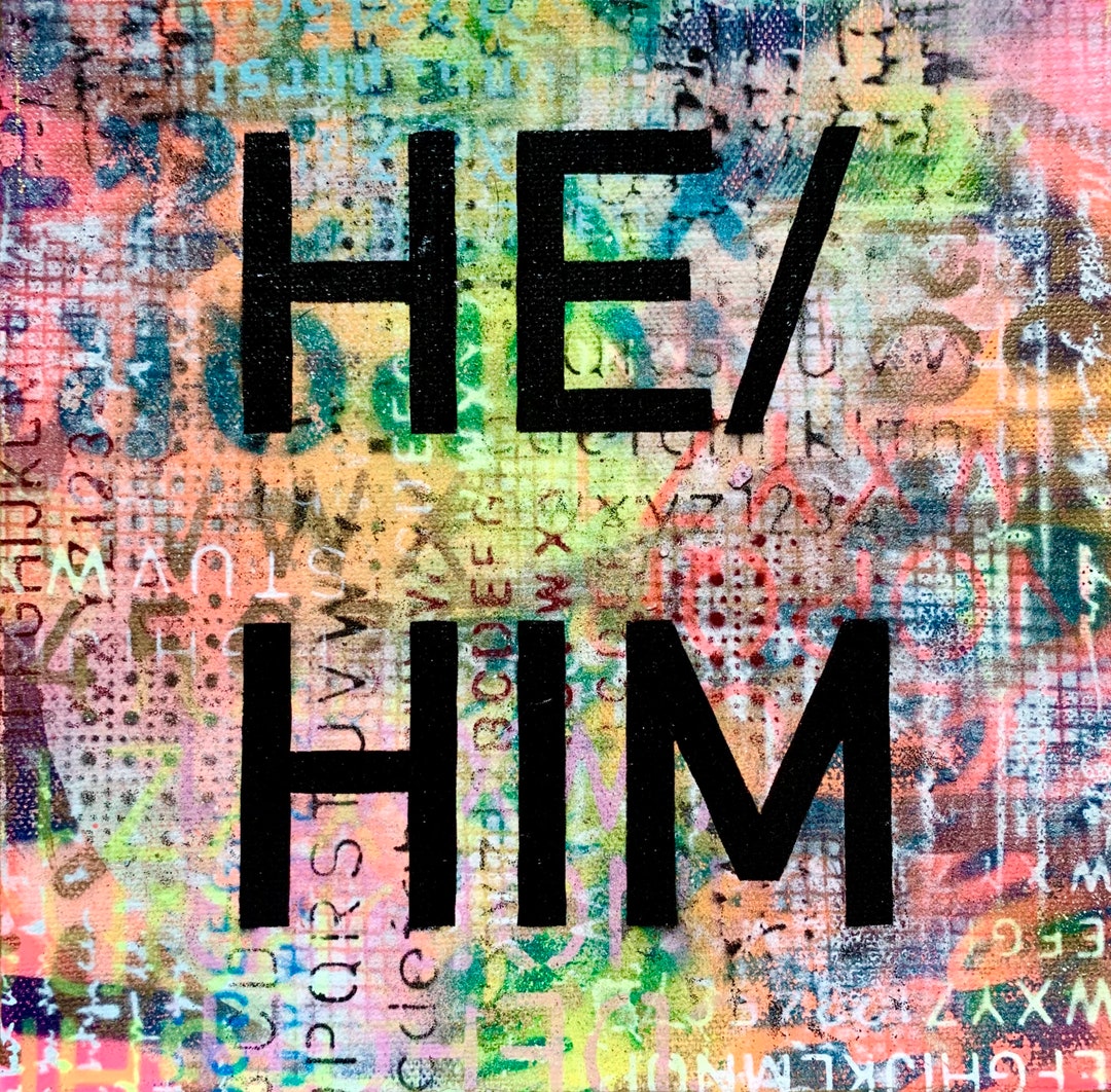 He/ Him Sticker - Etsy
