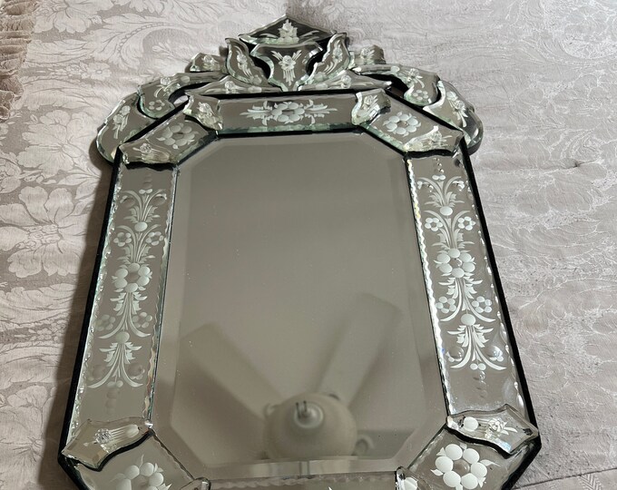 Vintage Venetian Mirror - Etsy