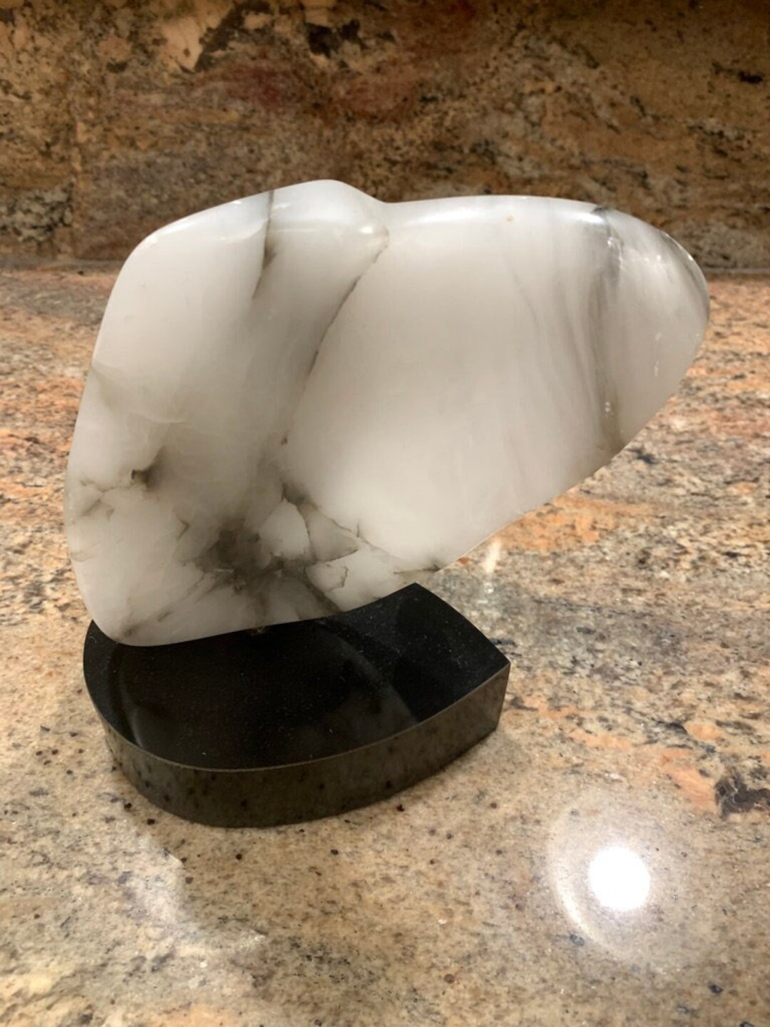 Marble Fish on Stand - Etsy