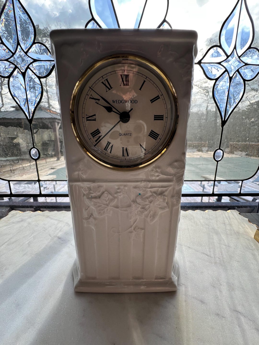 Wedgewood "grand Garden" Classic Earthenware Quartz Clock - Etsy