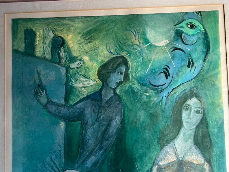 Marc Chagall artist With Model - Etsy