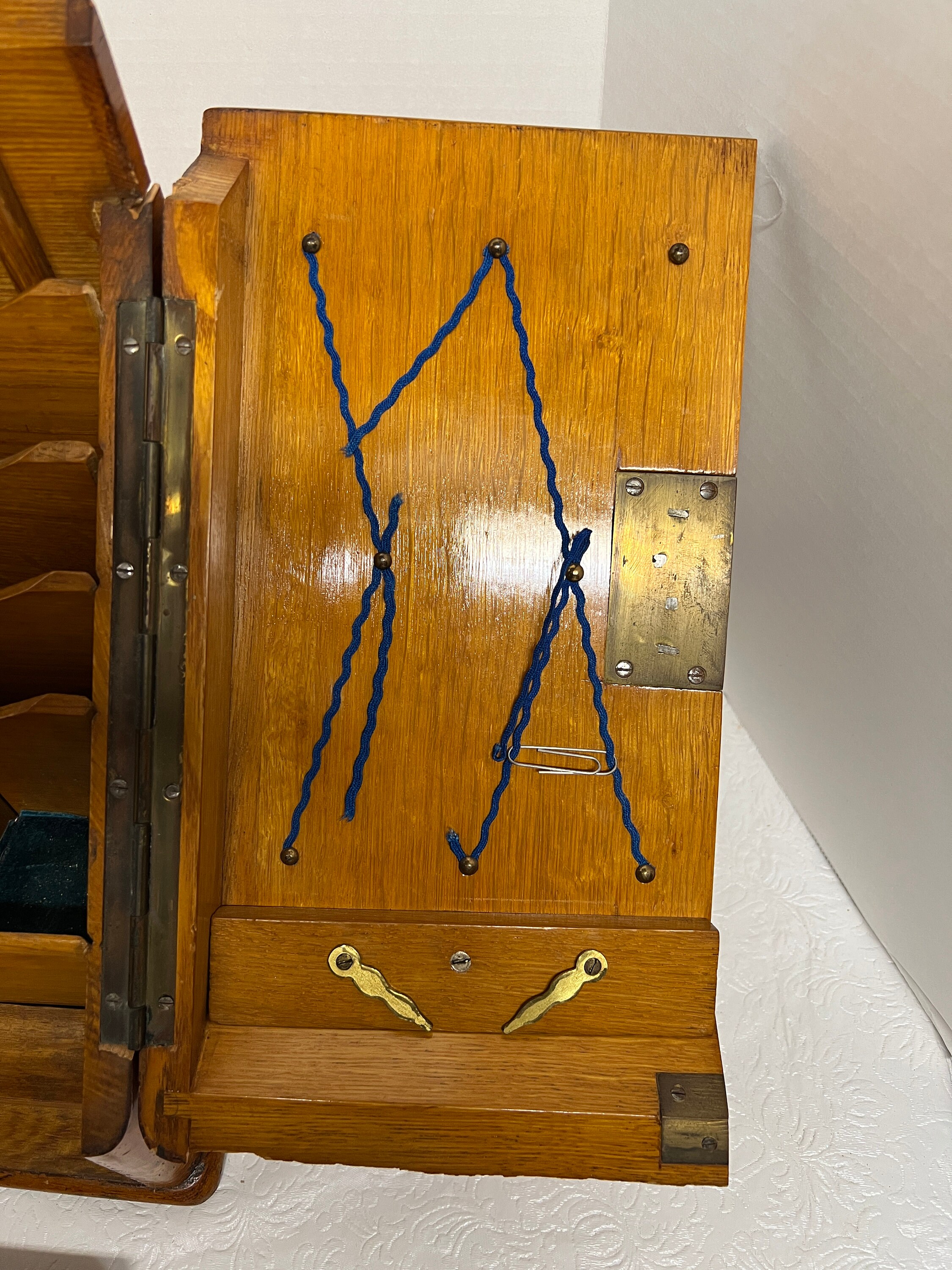 Antique English Victorian Letter Organizer Scribe's Desk - Etsy