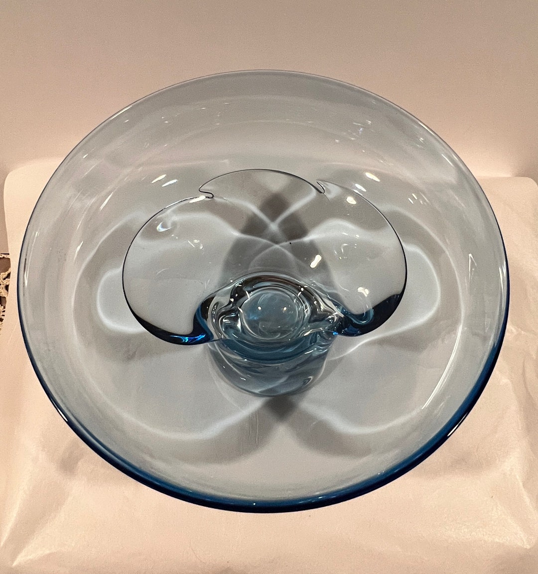Ed Branson Art Glass, Puddle Bowl, Signed - Etsy