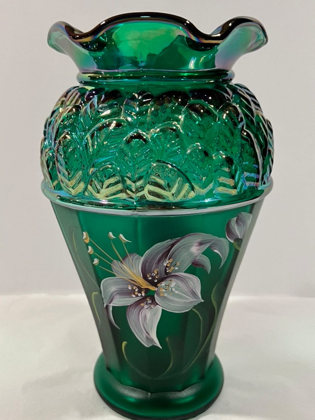 Fenton, Designer Showcase Series, Signed, Hand Painted, NWOB - Etsy