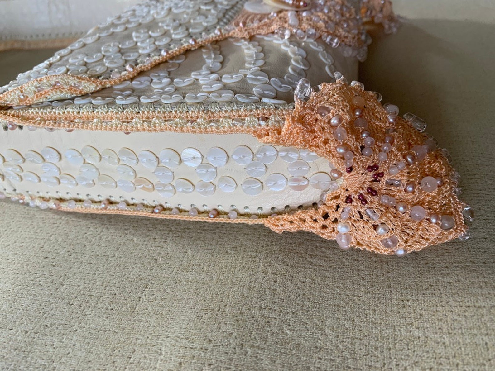 Buba Beaded Leather Shoulder Purse - Etsy