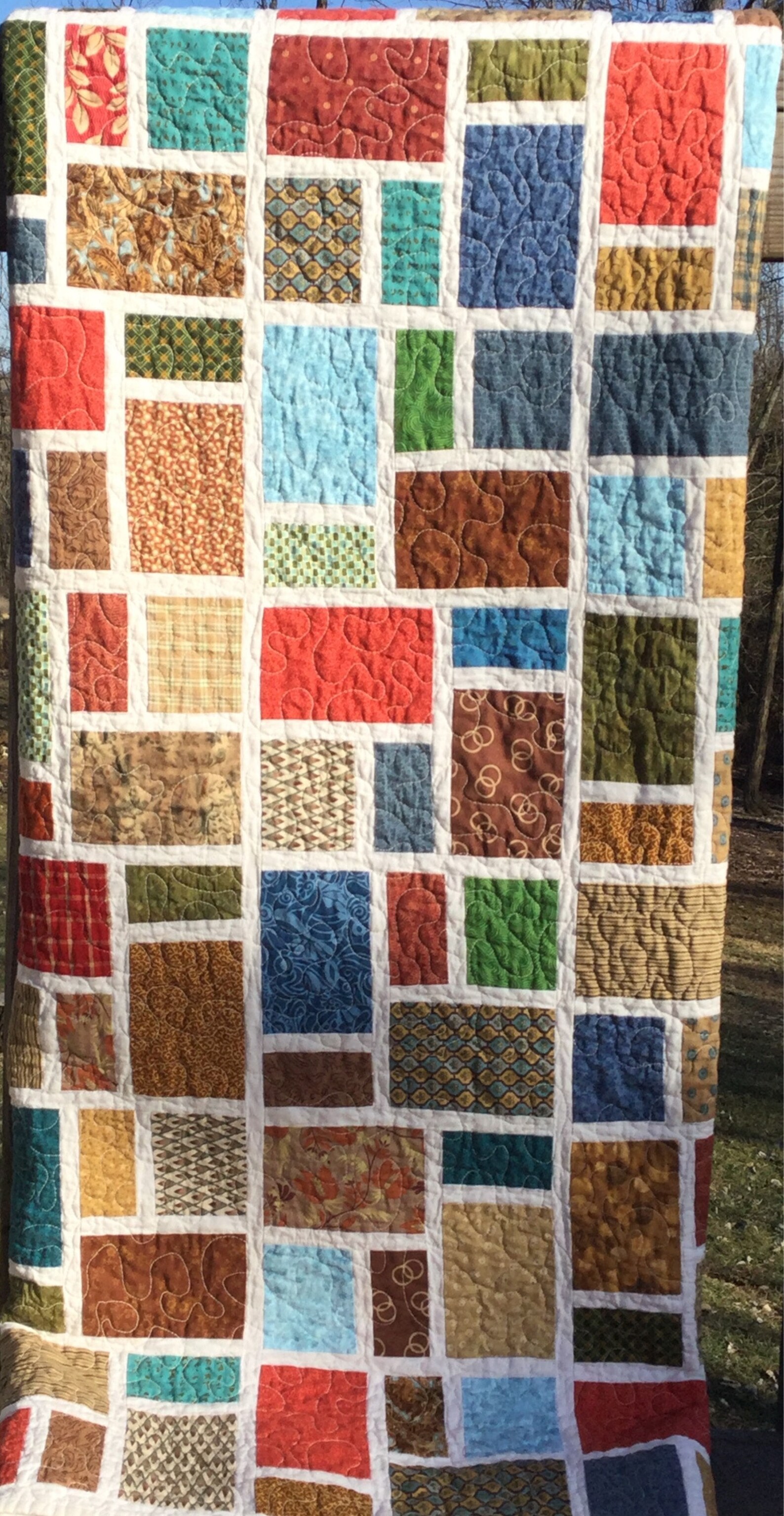 Handmade Quilt in Your Choice of Color and Size. Large - Etsy