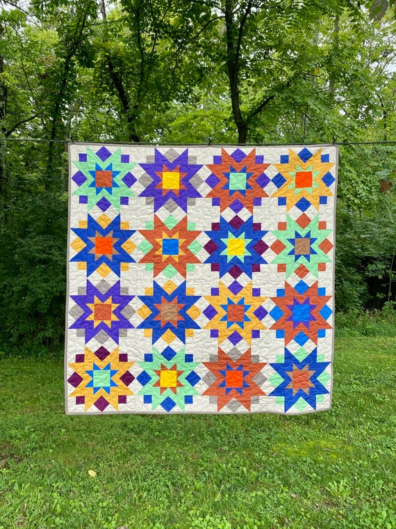 Morning Star Quilt Handmade Quilt Made to Order in Any - Etsy