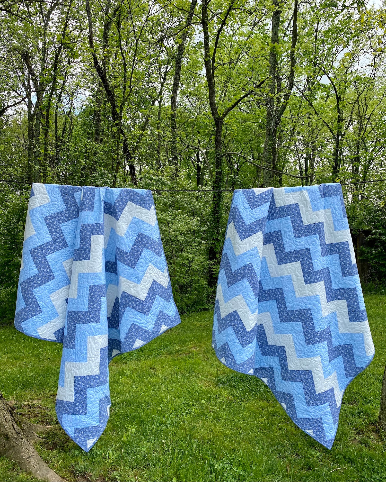 Handmade Quilt Zig Zag Quilt Chevron Pattern Made to Order - Etsy