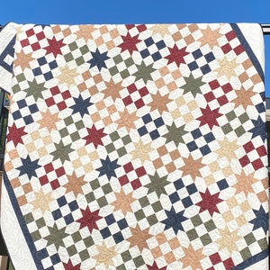 Handmade Quilt, Star Patch Quilt, Made to Order - Etsy