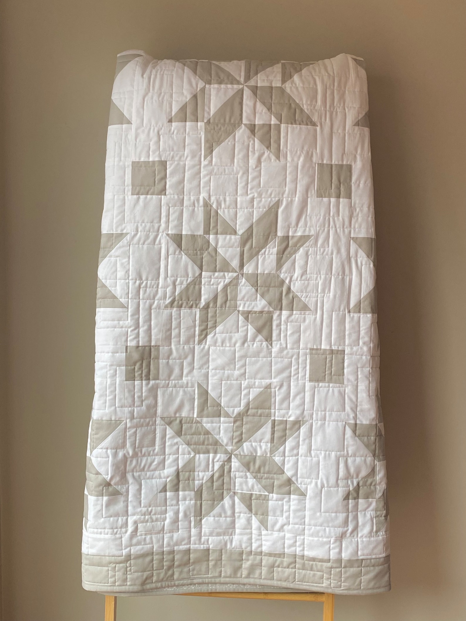 Handmade Star Cotton Quilt: Sarah's Choice Pattern, Custom Colors and ...